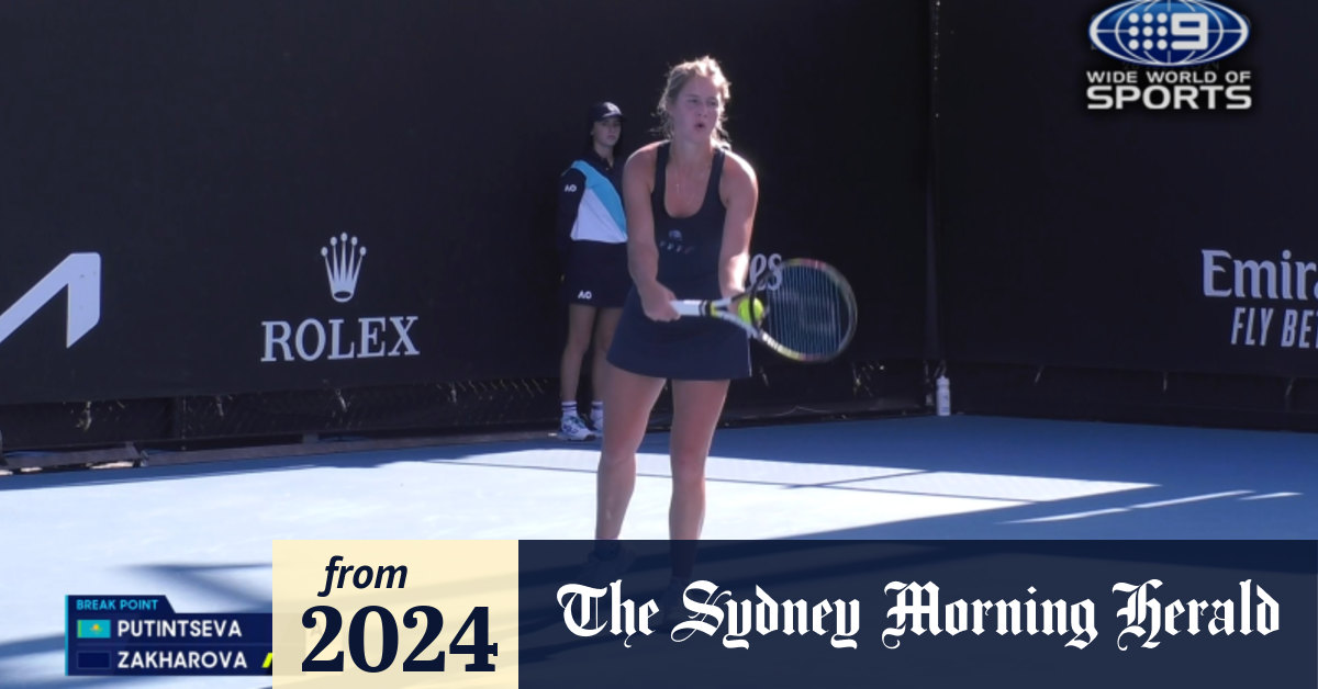 Video: Australian Open Highlights: Yulia Putintseva v Anastasia Zakharova